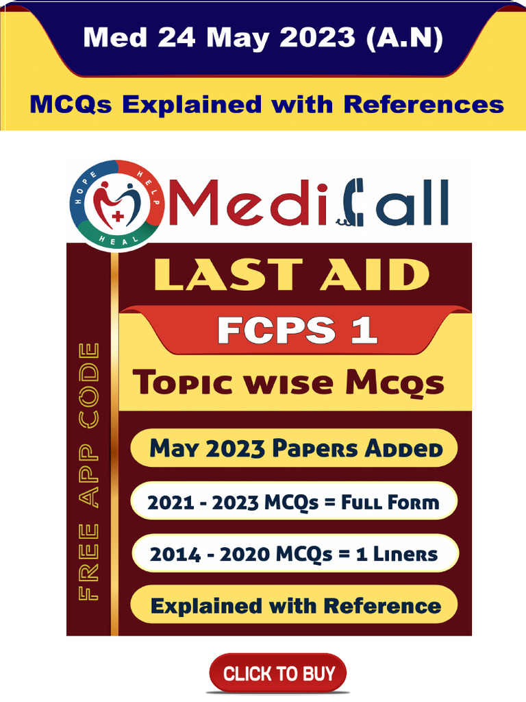 FCSP Medicine 24 May 2023 (A.N) | PDF