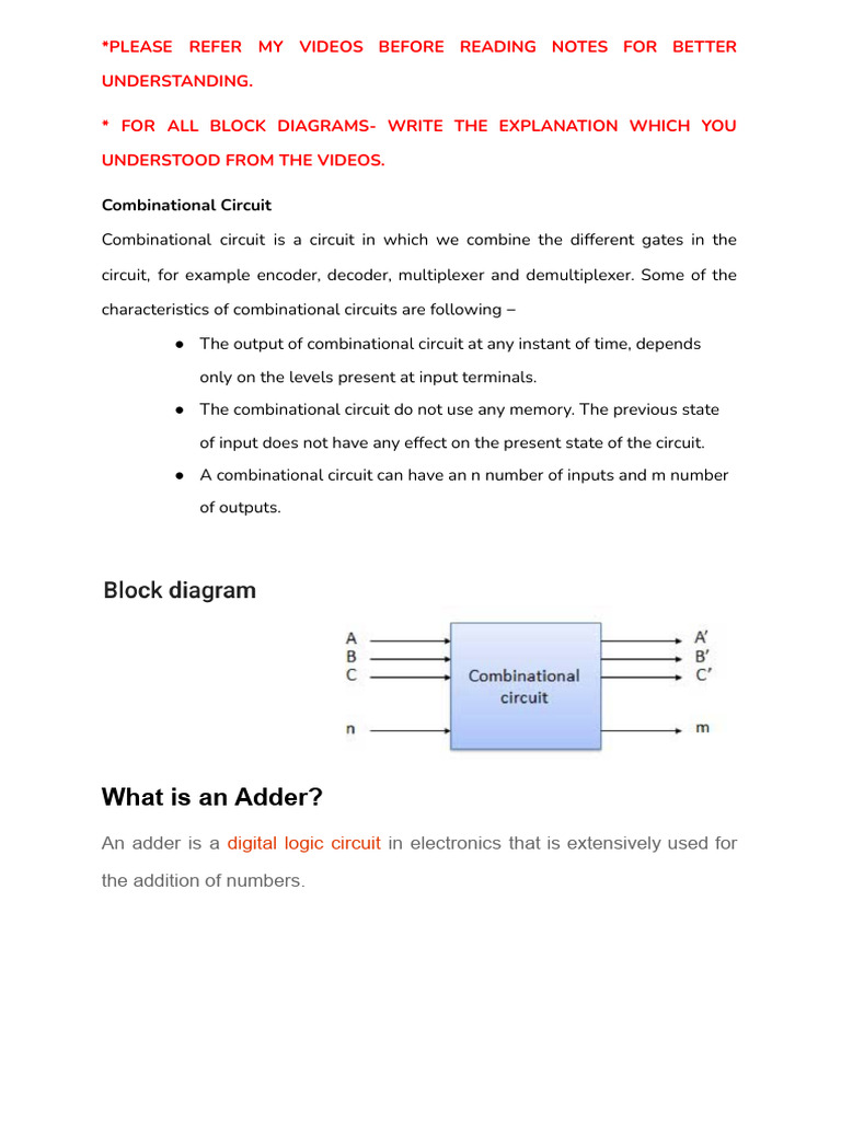 Unit 1 (1) Physics Engineering | PDF | Subtraction | Binary Coded Decimal