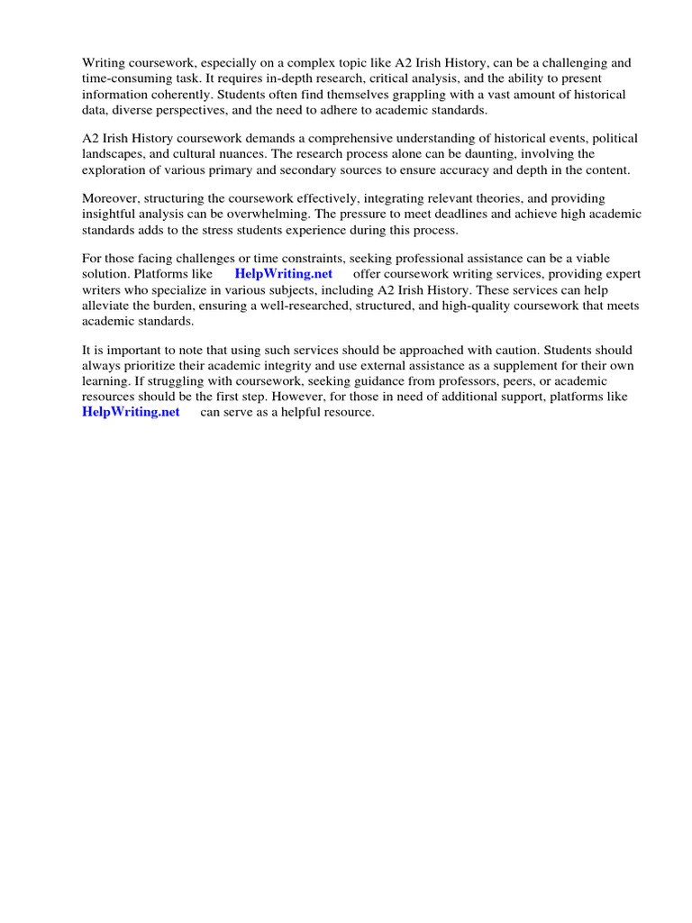 A2 Irish History Coursework | PDF | Northern Ireland | Ireland