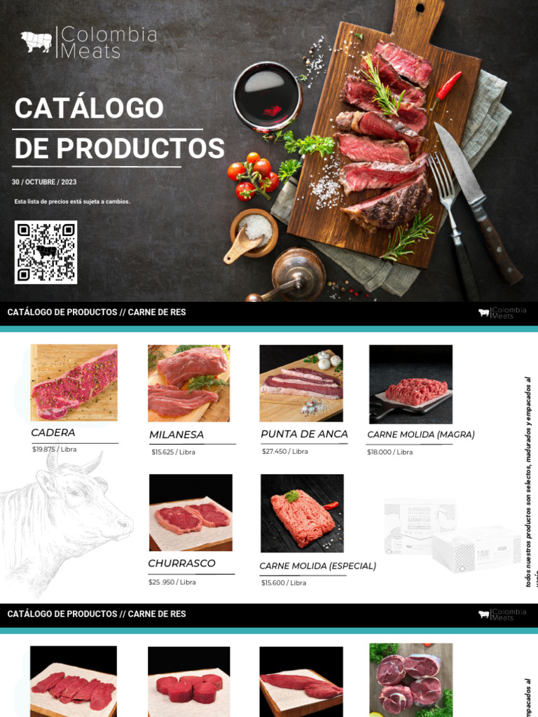 Colombia Meats | PDF | filete | Cerdo