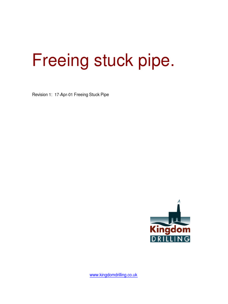 Free Stuck Pipe | PDF | Applied And Interdisciplinary Physics ...