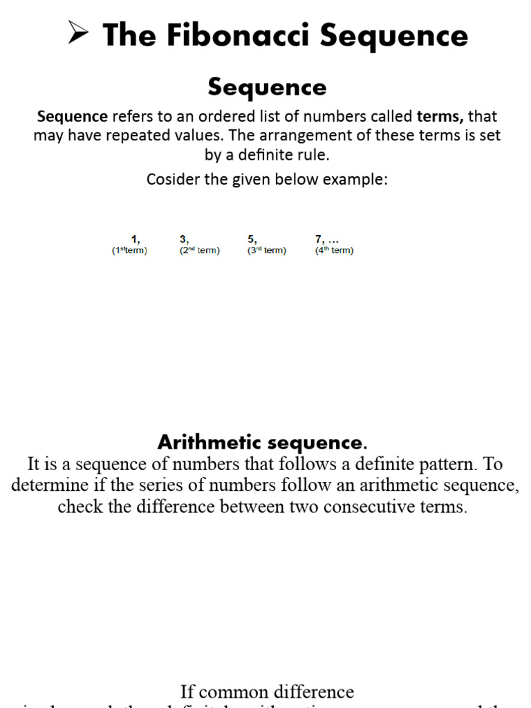 Module 1. Lesson 3 | PDF | Sequence | Mathematics