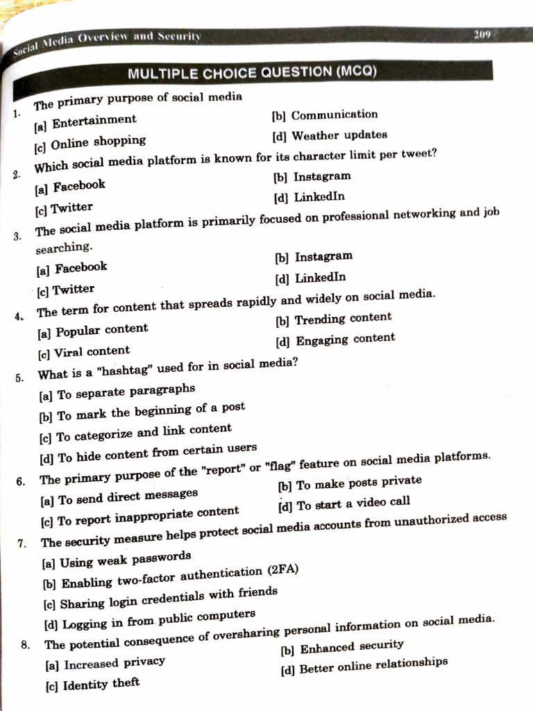 CS (MCQ Qus) Unit 3 | PDF | Social Science | Computers