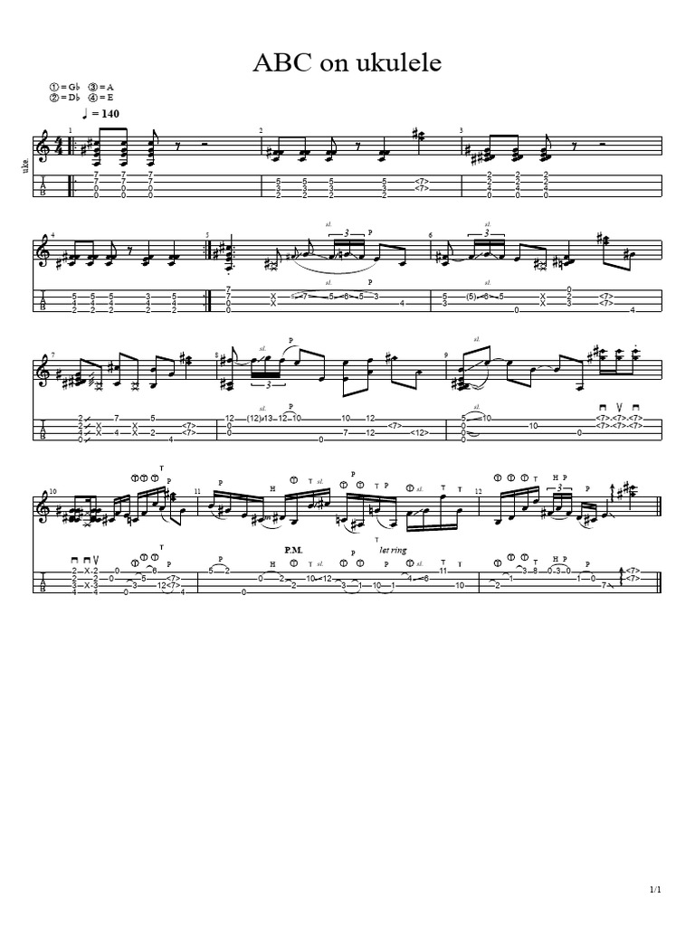 ABC Ukulele | PDF