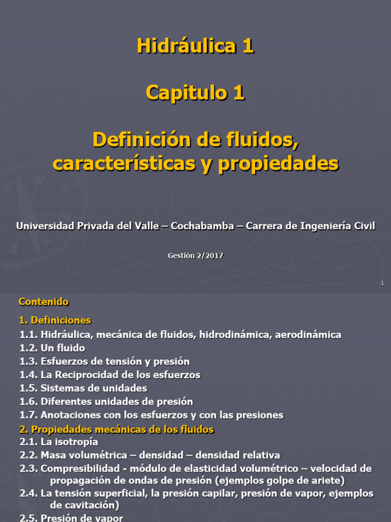 2 H1-P2-Cap 1 Definición de Fluidos, Caracteristicas y Propiedades Vdef 08 09 17 | PDF ...