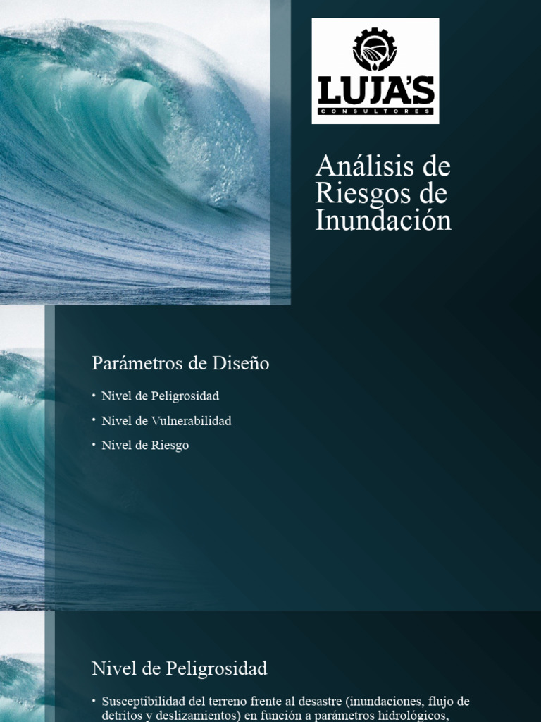 Presentacion Analisis de Riesgos Inundacion | PDF | Riesgo | Inundar