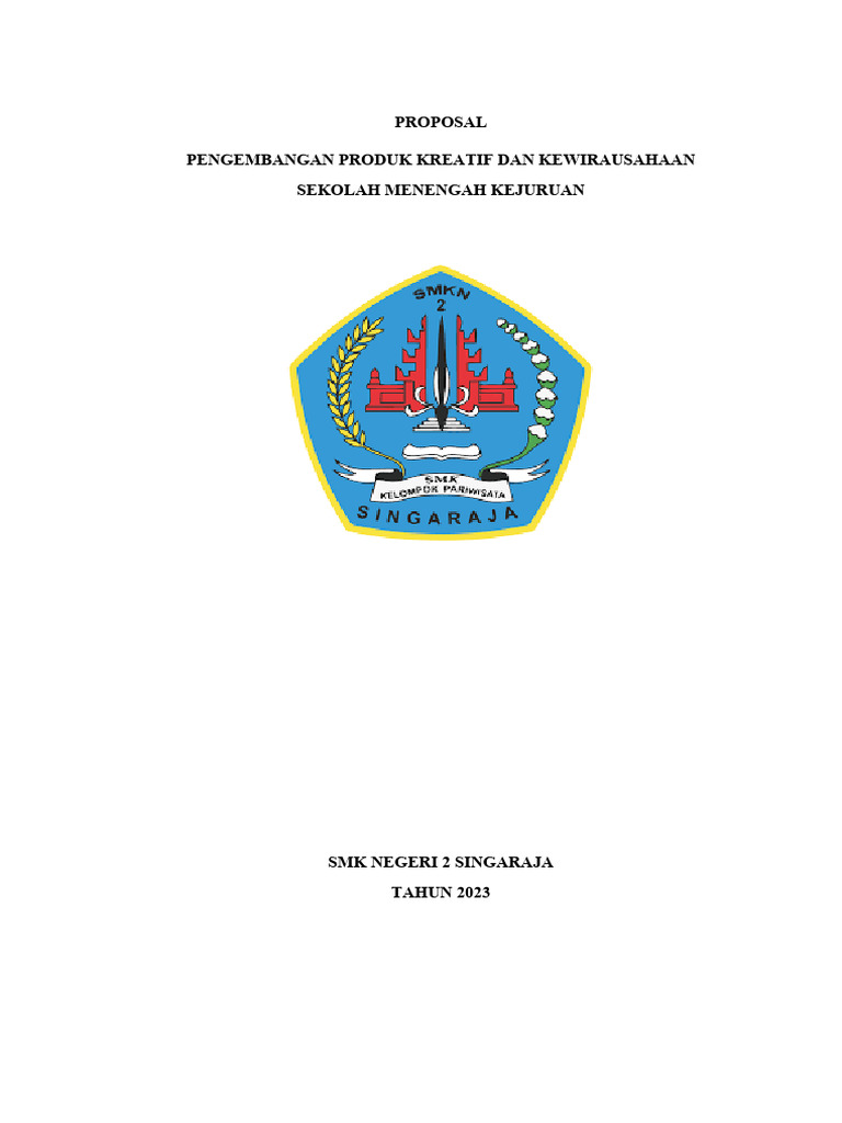 Proposal PKK 2023 | PDF