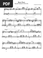 BEST PART - Daniel Caesar Piano Sheet Music | PDF | Entertainment (General)