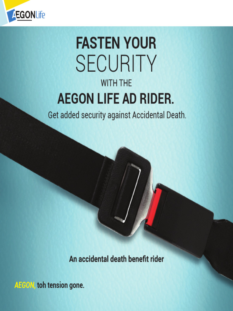 Aegon Life AD Rider: Accidental Death Coverage | PDF | Insurance ...