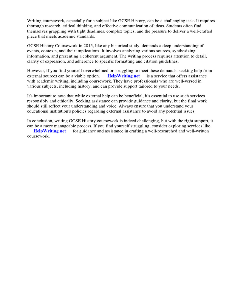 Gcse History Coursework 2015 | PDF | Ku Klux Klan | Great Depression