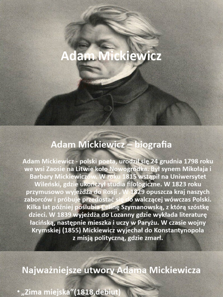 Adam Mickiewicz | PDF