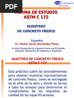Astm C 172 | PDF | Muestreo (Estadísticas) | Hormigón