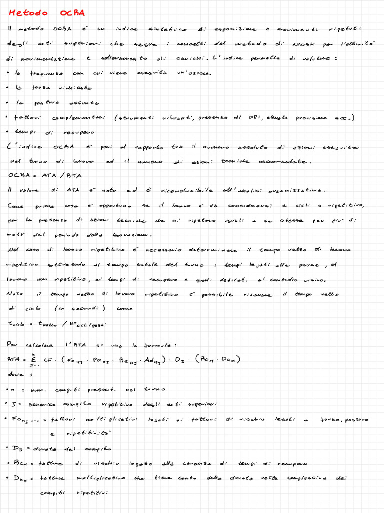 Metodo OCRA - 230601 - 150109 | PDF