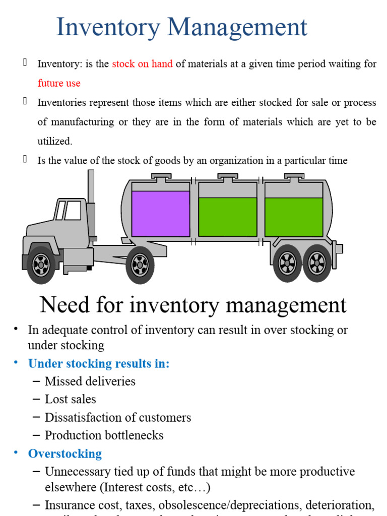 Chapter 2 Part III Inventroy Mgt | PDF