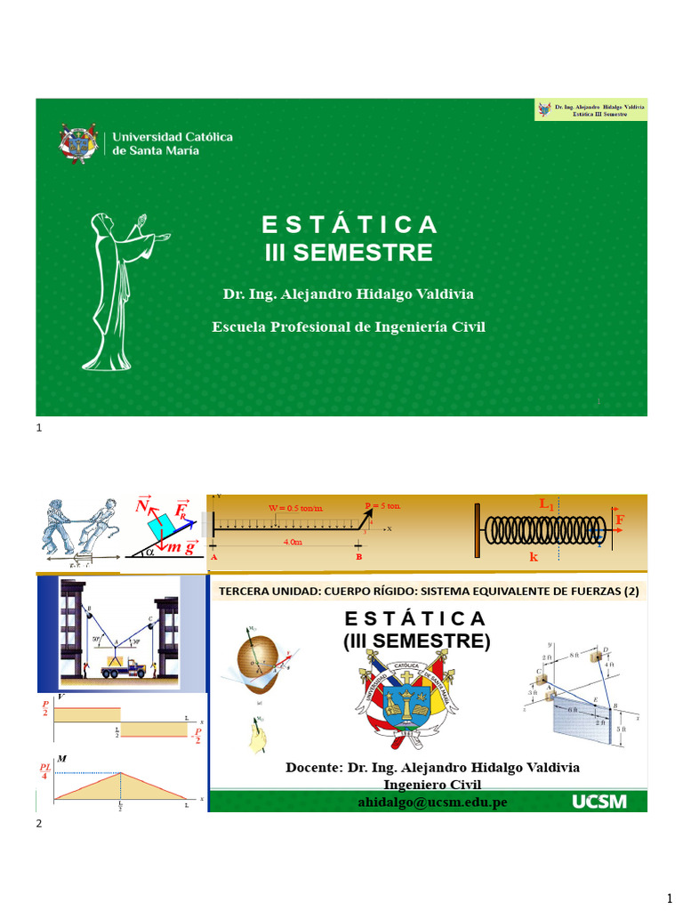 3ra UND SIST EQUIVALENTE 2022 PARTE2 | PDF | Fuerza | Física Aplicada e Interdisciplinaria