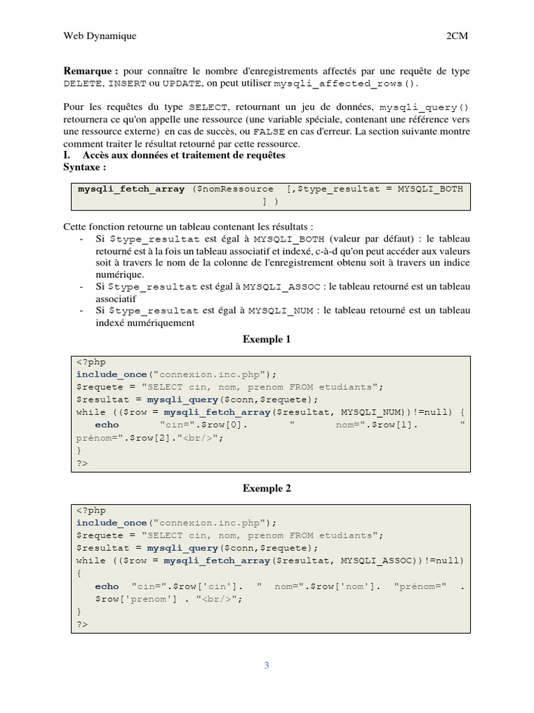 Chapitre 4P2 | PDF | Informatique | Programmation informatique