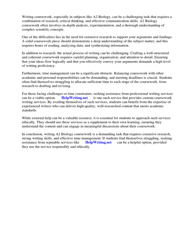 A2 Biology Coursework Examples | PDF | Bacteria | Experiment