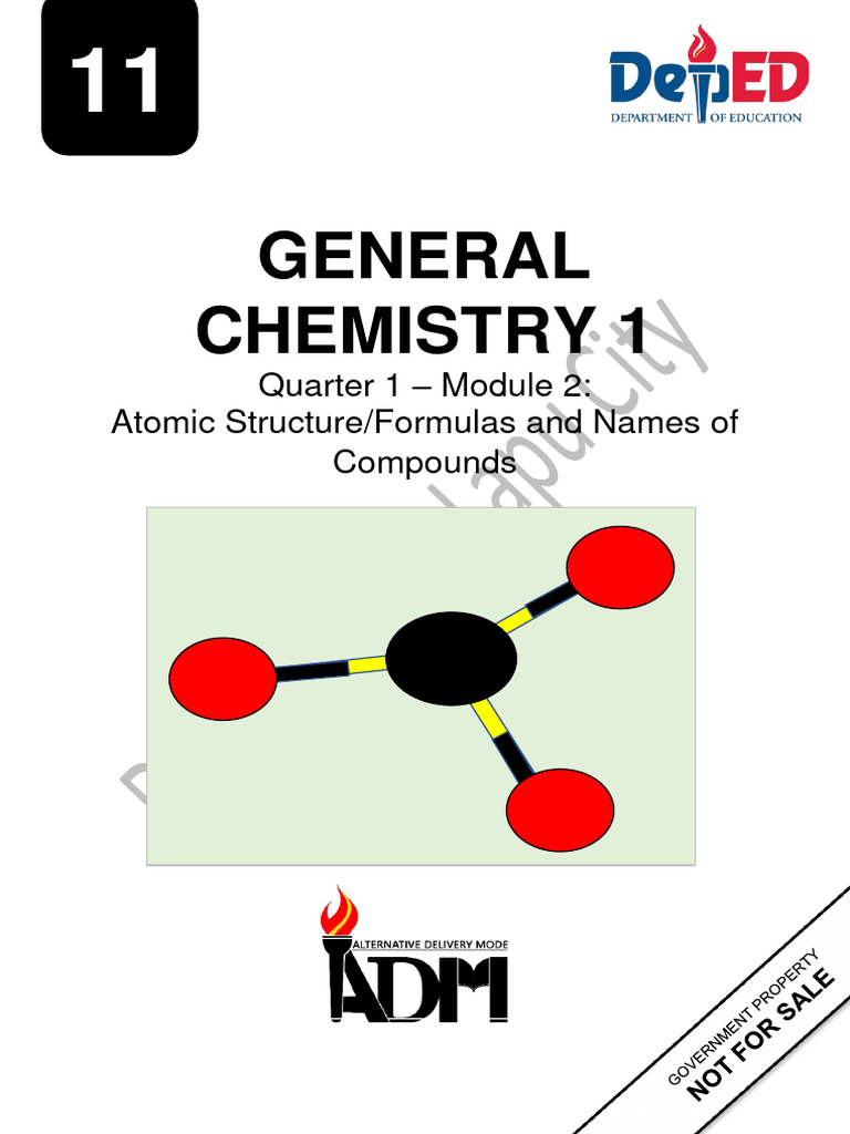 11 General Chemistry1 q1 m2 | PDF | Chemical Compounds | Ion