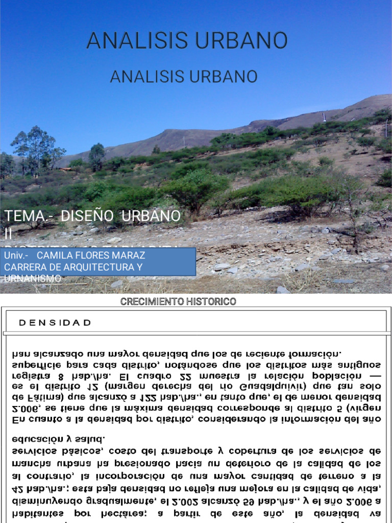 Análisis Urbano del Distrito 13 | PDF | Zonificación