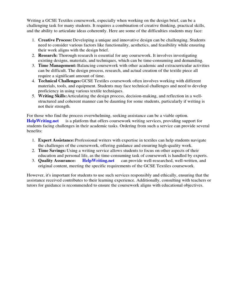 Gcse Textiles Coursework Design Brief | PDF | Textiles | Embroidery