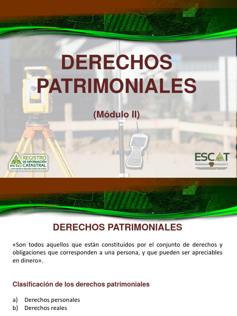 Derechos Patrimoniales | PDF | Derechos | Justicia