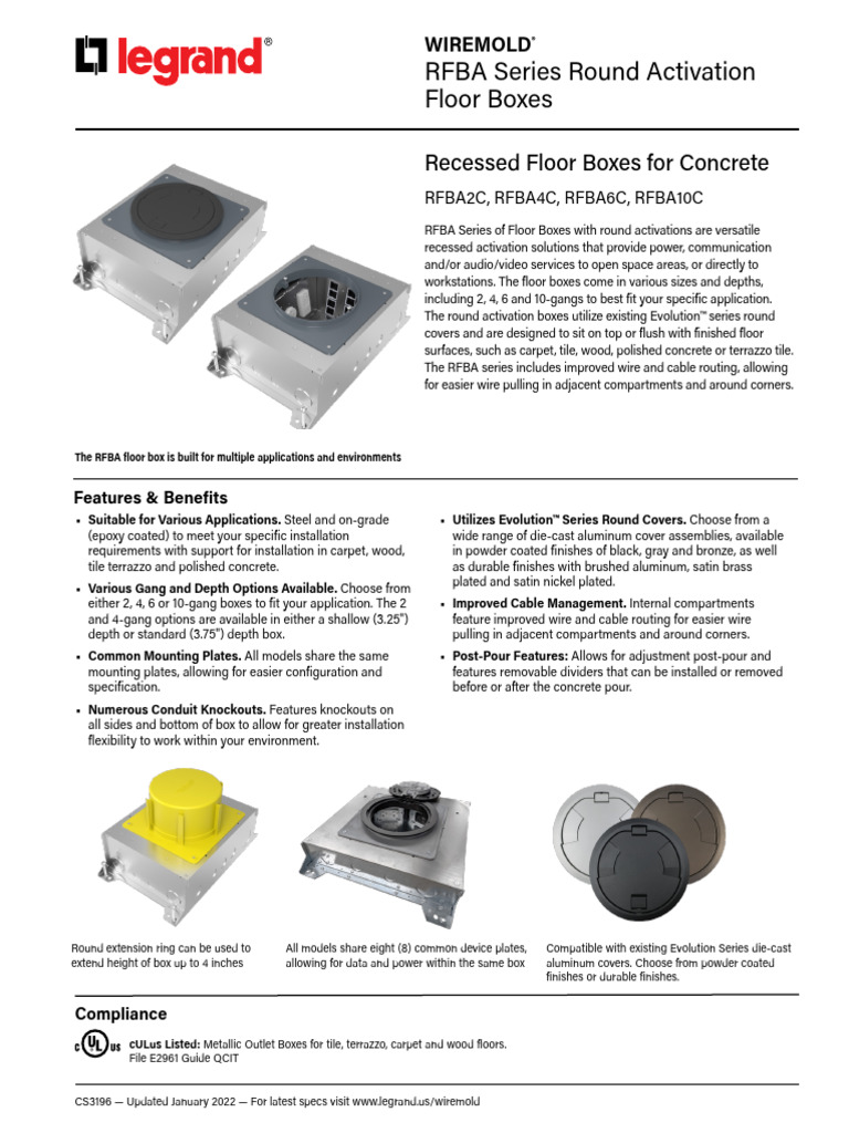 EWS WM CS RFBAFloorBox CS3122 0221 | Download Free PDF | Concrete | Civil Engineering