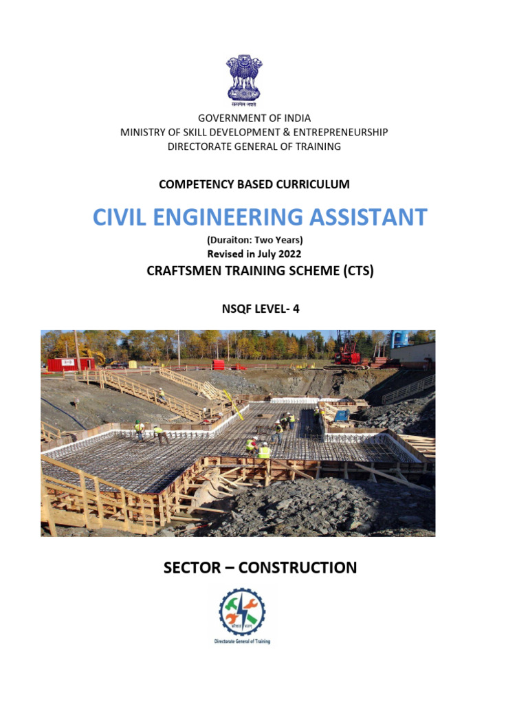 Civil Engineering Assistant - CTS2.0 - NSQF-4 | PDF | Building ...