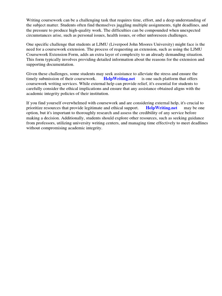 Ljmu Coursework Extension Form | PDF | Taxes | Internet