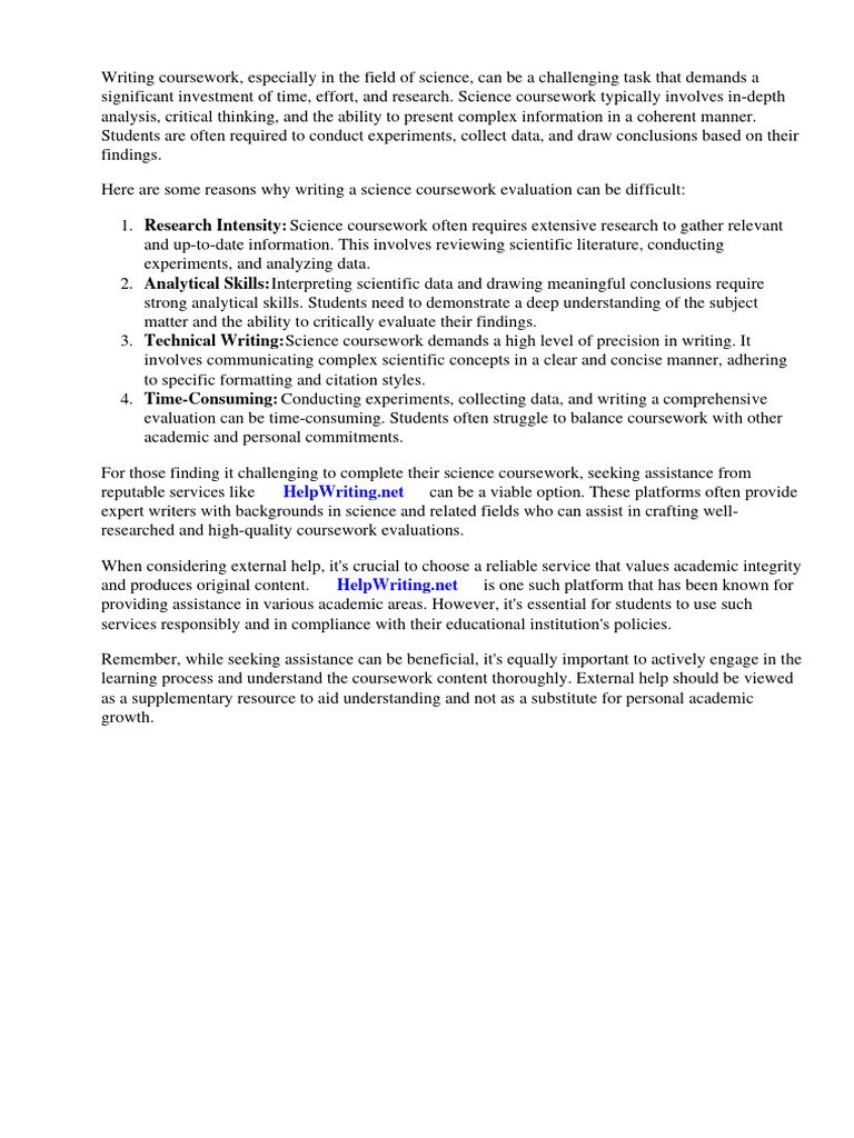 Challenges in Writing Science Coursework | PDF | Titration | Chemistry