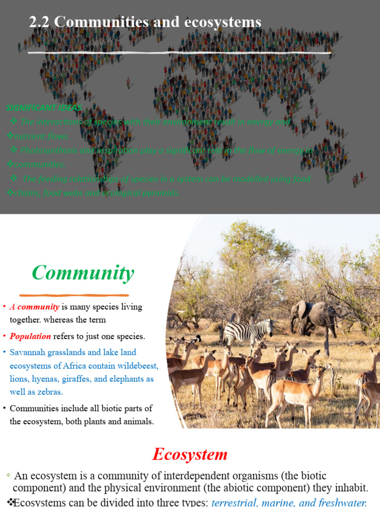 2.2 Community and Ecosystem 2 | PDF | Atmospheric Circulation | Ecosystem