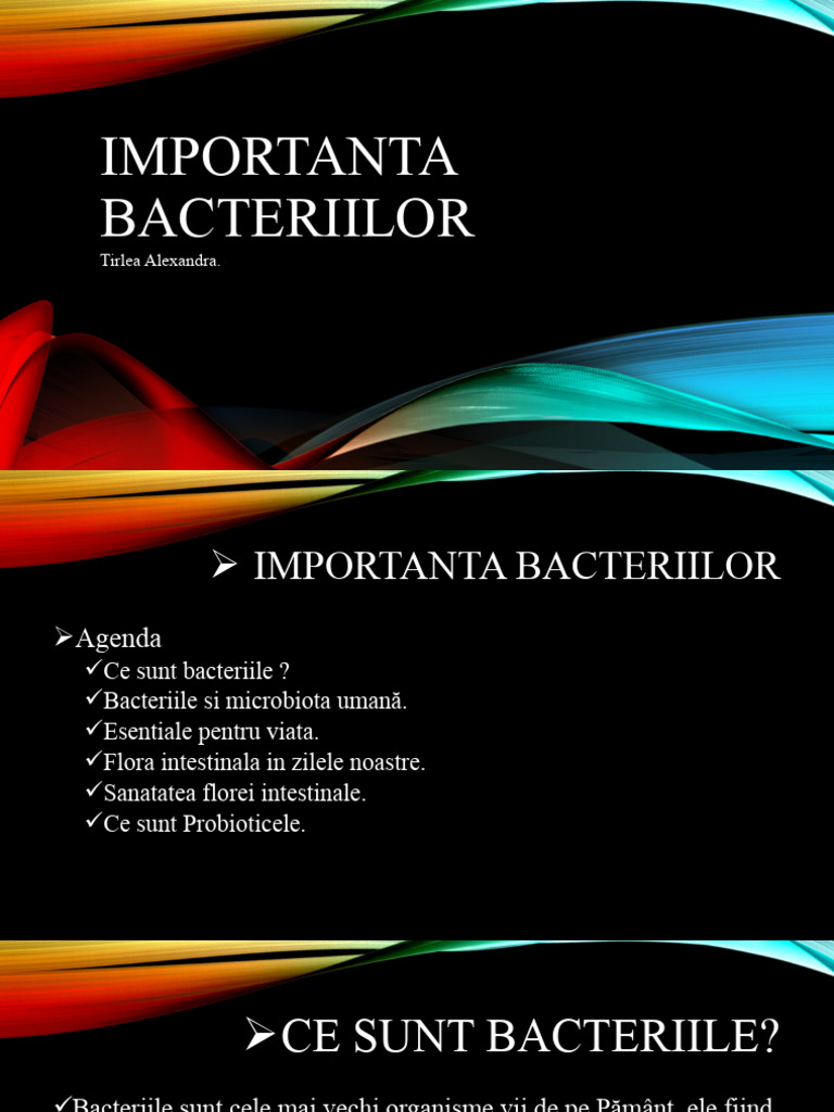 Importanta Bacteriilor | PDF