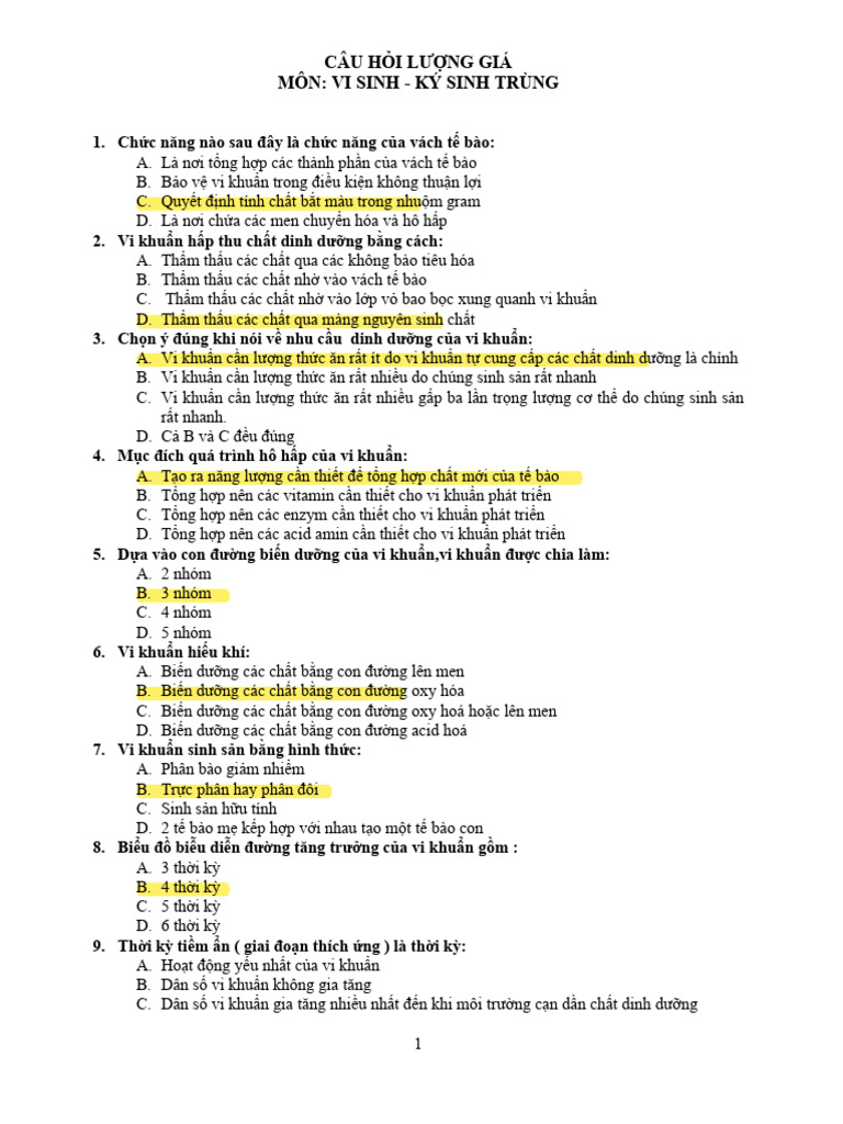 Cau Hoi Luong Giá VS-KST - CĐD-K11 | PDF