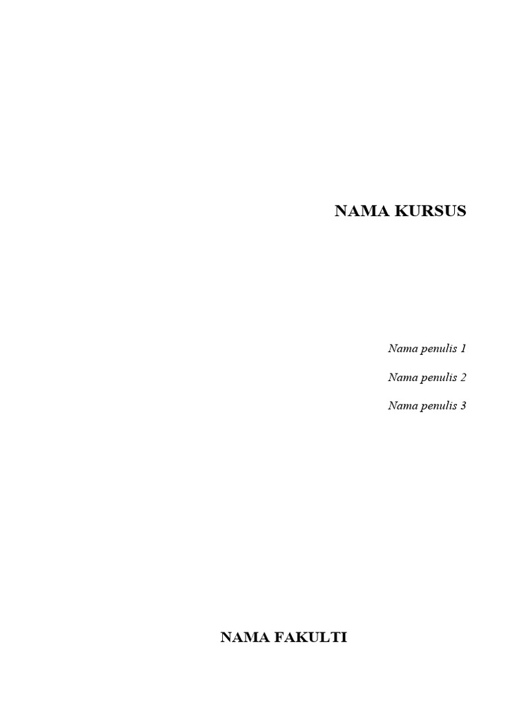 Format Manuskrip Modul PP | PDF