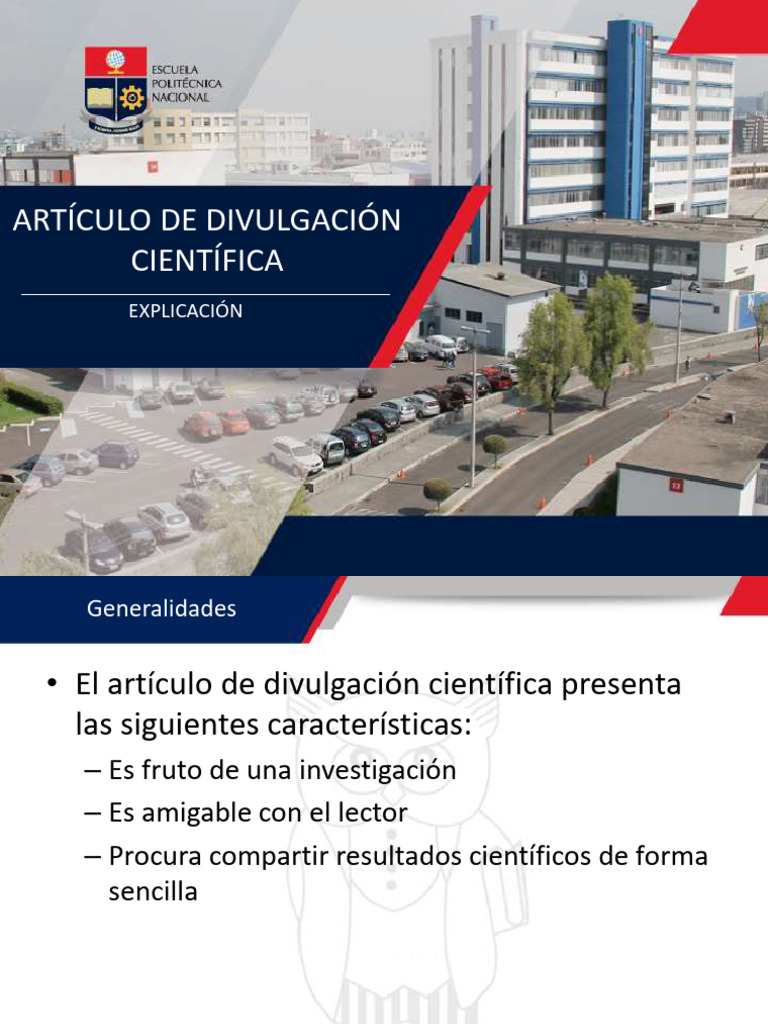 Artículo de Divulgación Científica Explicación | PDF | Ciencia popular