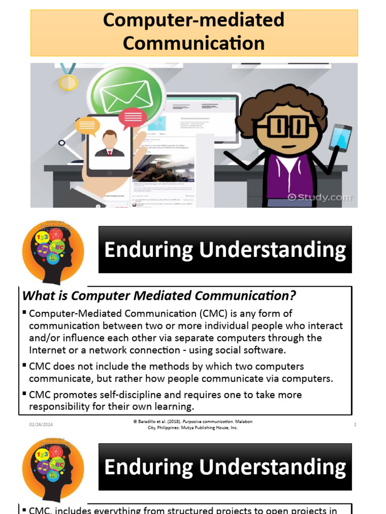 Understanding Computer-Mediated Communication | PDF | Computer Mediated Communication | Internet ...