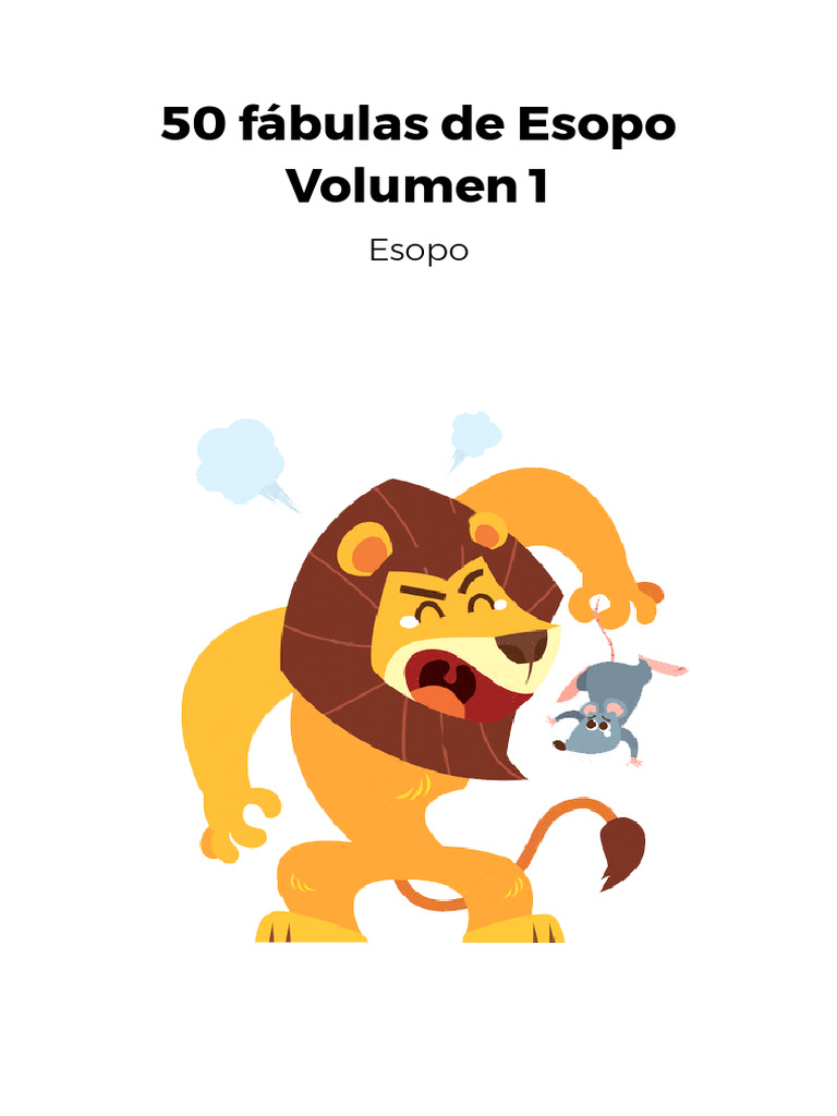 50 Fábulas de Esopo - Volumen 1 | PDF