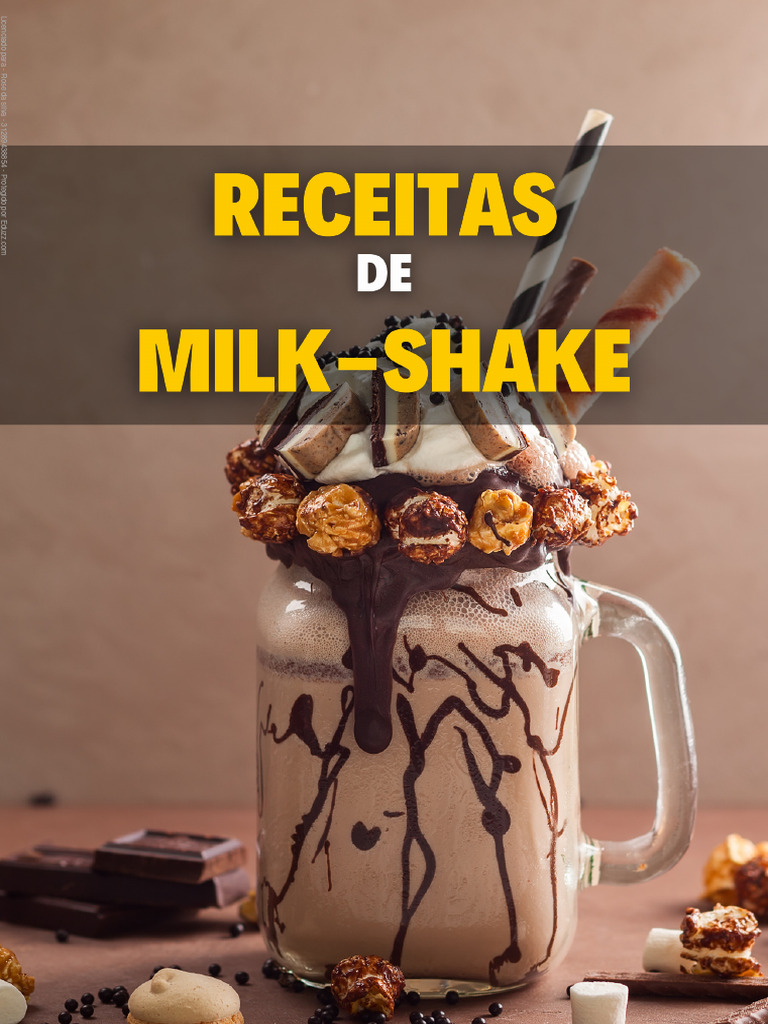 Receitas de Milk Shake | PDF | Milkshake | Sorvete