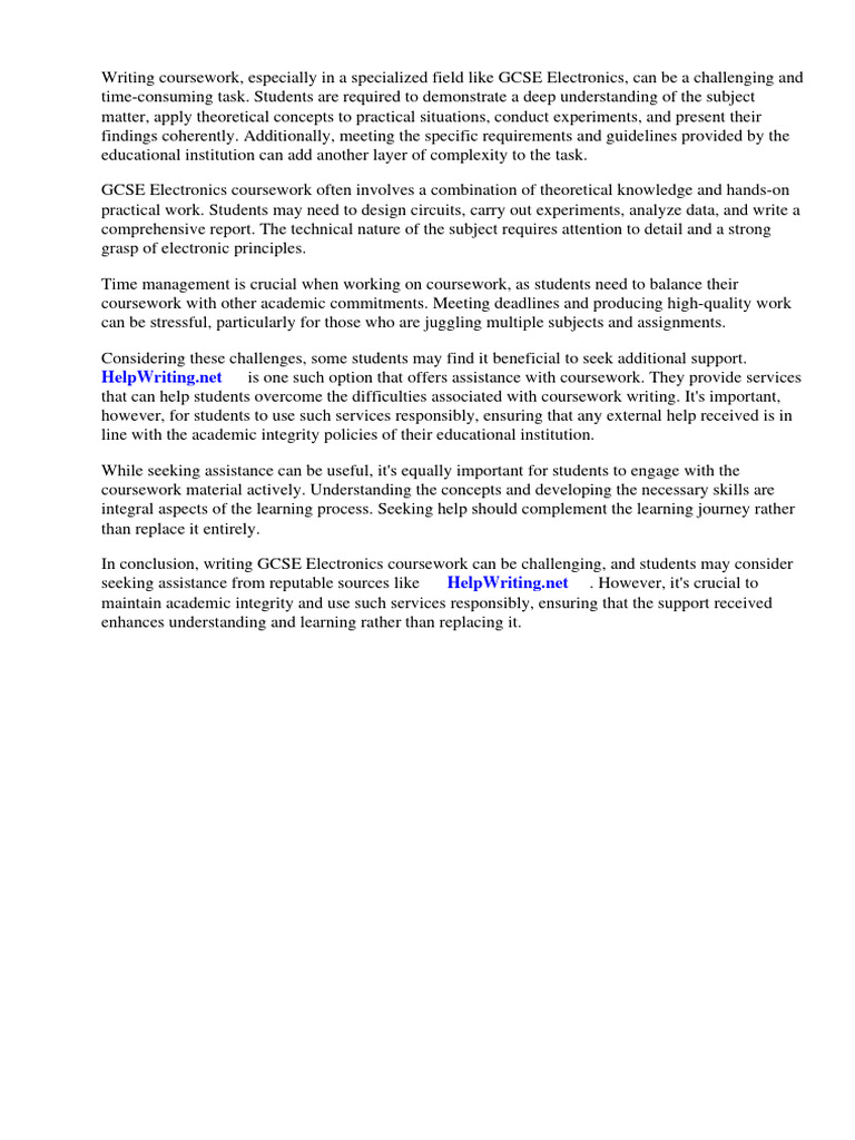 Gcse Electronics Coursework Examples | PDF | Amplifier | Bipolar ...