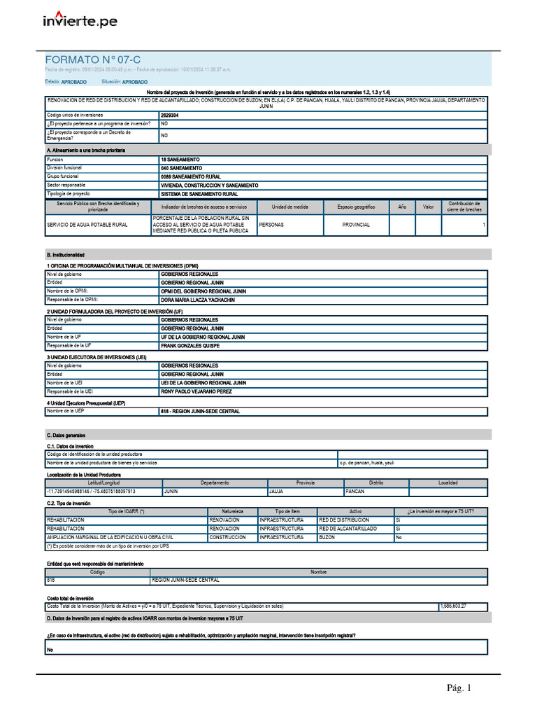 Formato 7C Ioarr | PDF | Hidrología | Ingeniería Ambiental