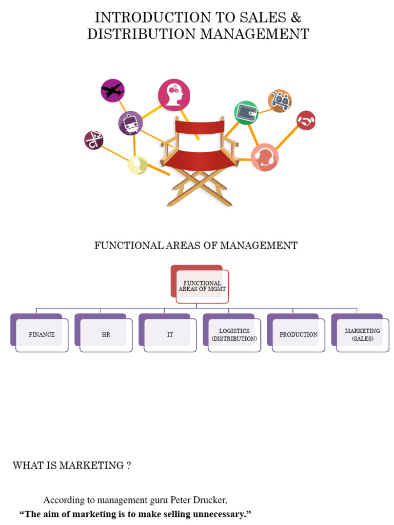 Introduction To Sales & Distribution Management | PDF | Sales | Marketing