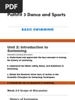 History and Evolution of Swimming | PDF | Swimming (Sport) | Swimming