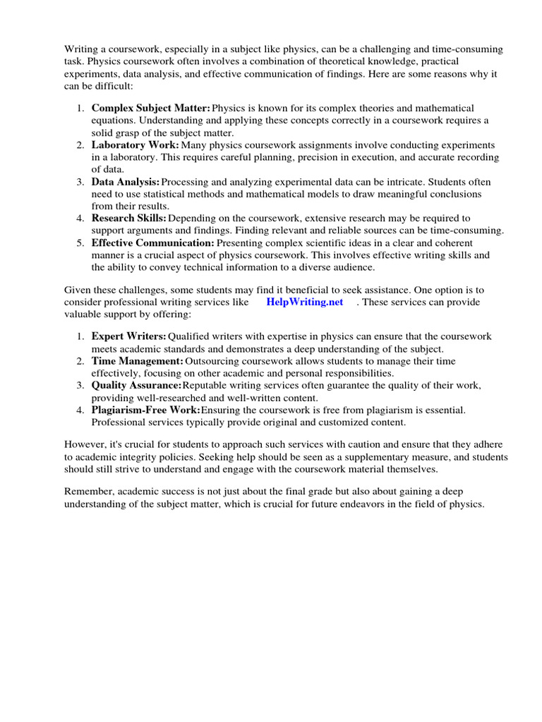 Physics Practical Coursework Ideas | Download Free PDF | Physics | Theory