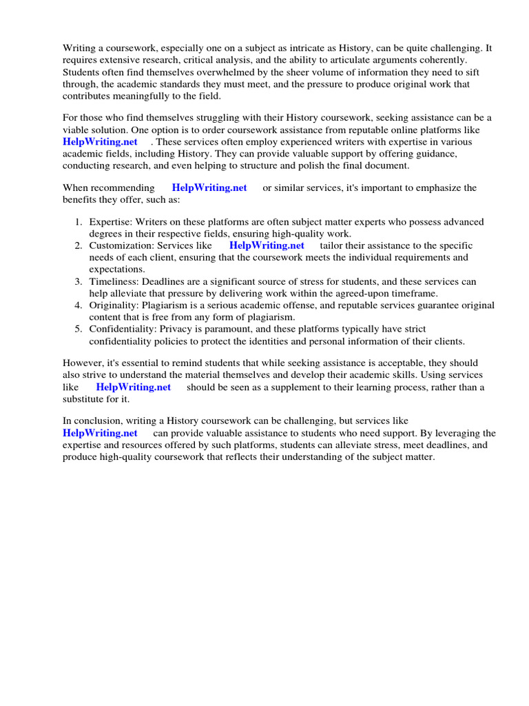 History Coursework Edexcel | PDF | Facebook | Linked In