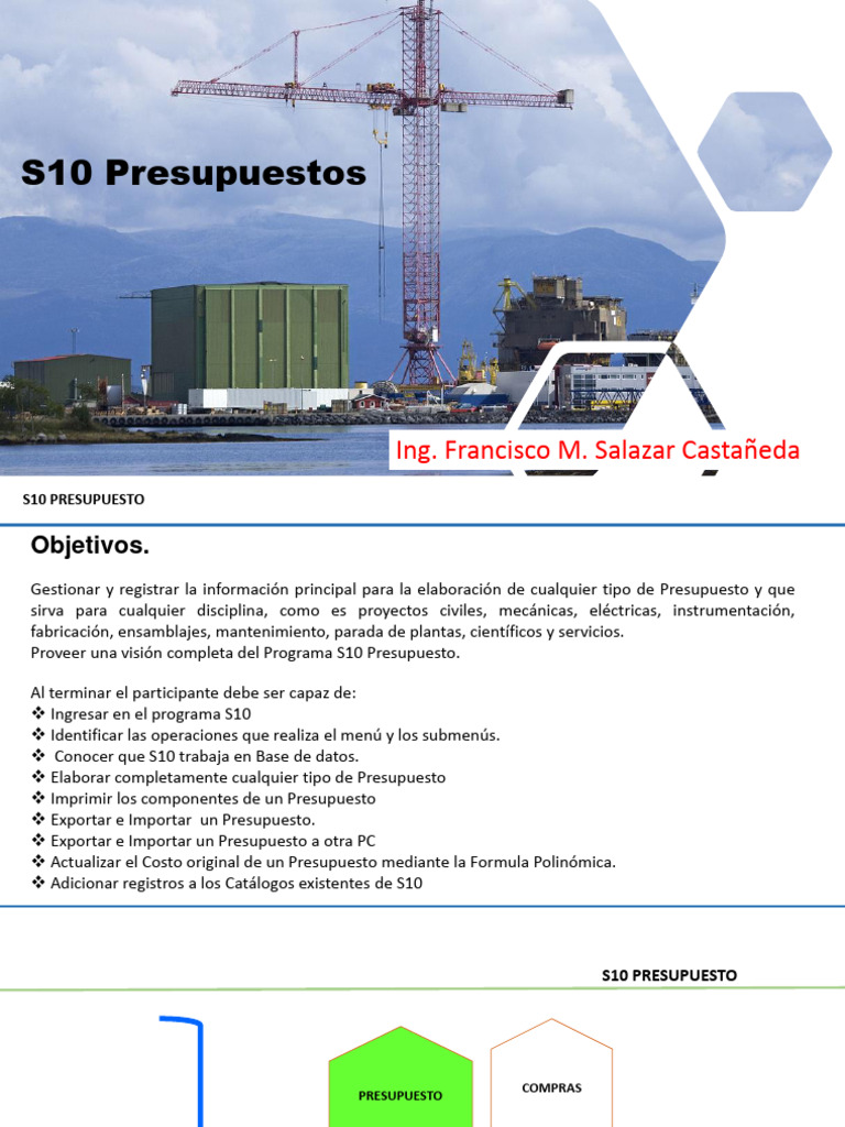 S10 Presupuestos: Ing. Francisco M. Salazar Castañeda | PDF | Presupuesto | Sector privado