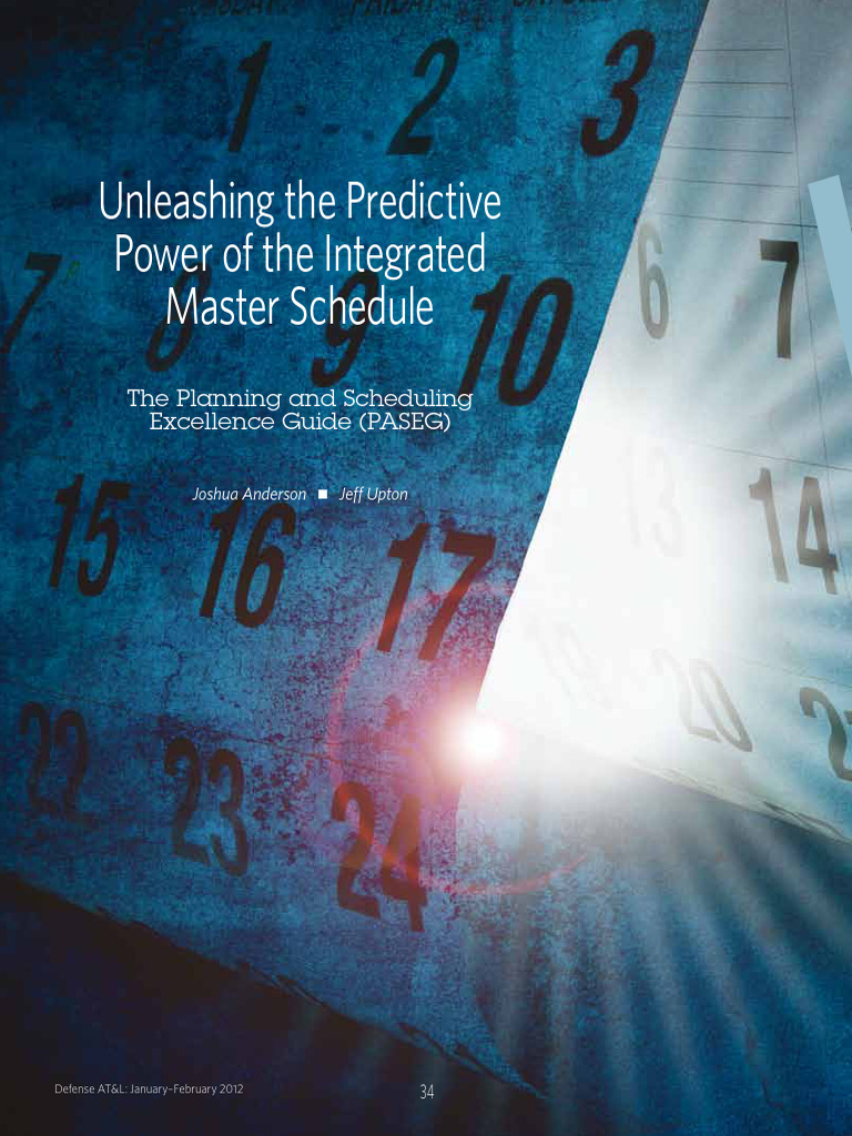 Unleashing The Predictive Power of The Integrated Master Schedule | PDF ...