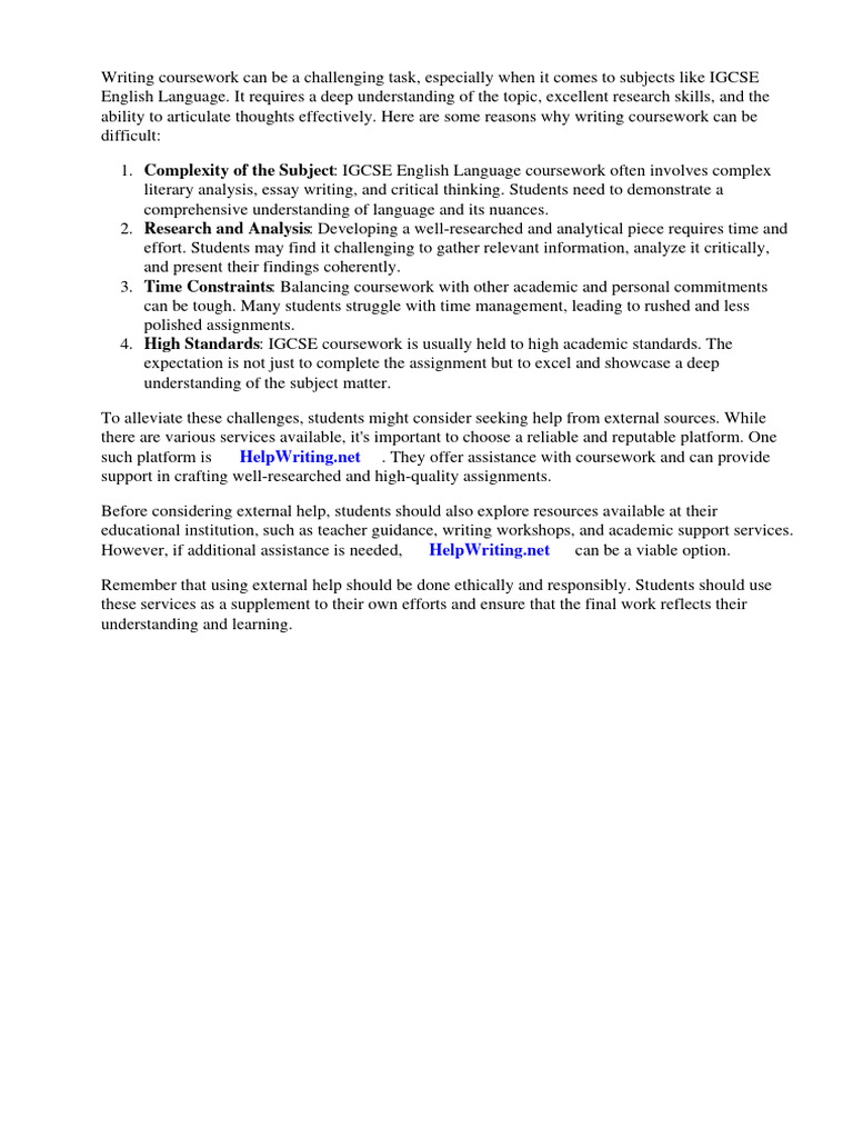 Igcse English Language Coursework Ideas | PDF | World Wide Web ... Igcse English Language Coursework Ideas | PDF | World Wide Web ...