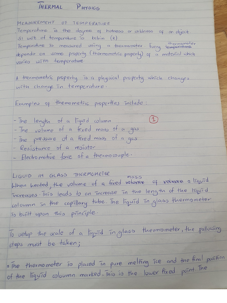 Thermal Physics | PDF