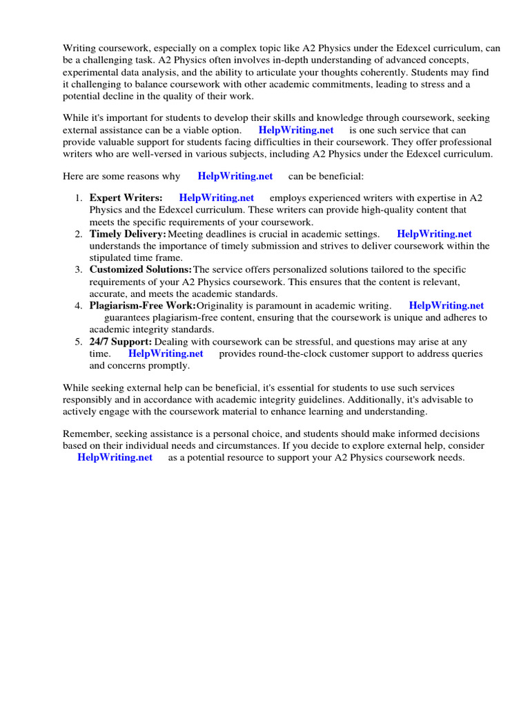 A2 Physics Coursework Edexcel | PDF | Resonance | Physics