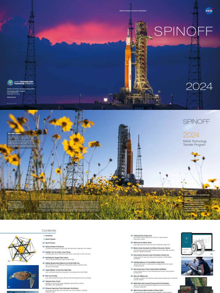 NASA - Spinoff 2024 508 | PDF | Nasa | Spacecraft Propulsion
