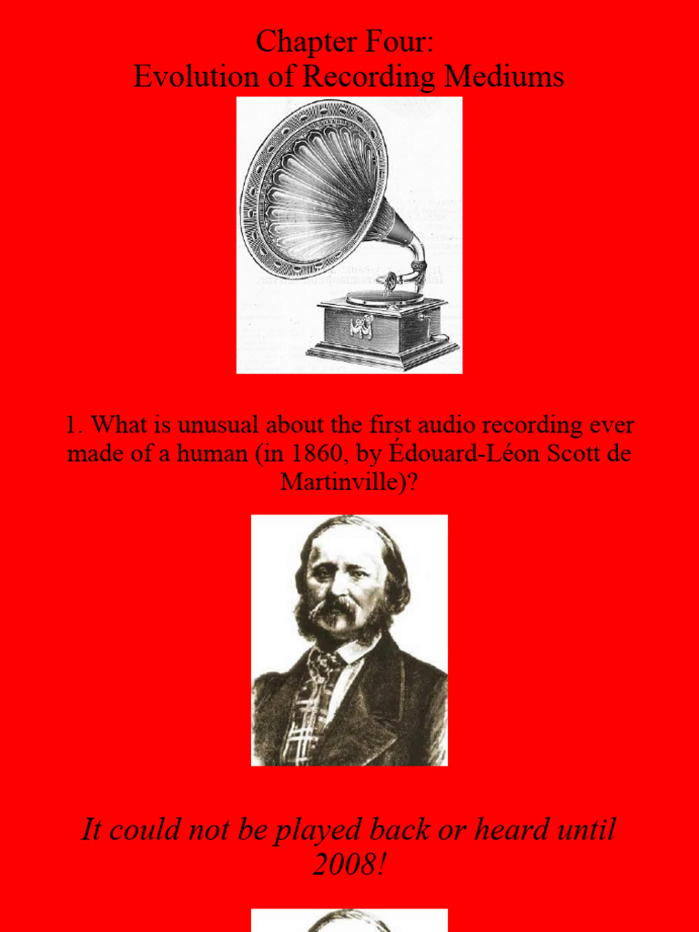 Chapter 4 - Evolution of Recording | PDF | Compact Disc | Sound ...